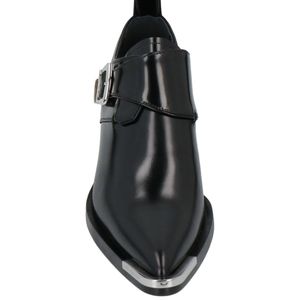 Paco Rabanne | Shoes | Nib Paco Rabanne Black Leather Western Loafers ...